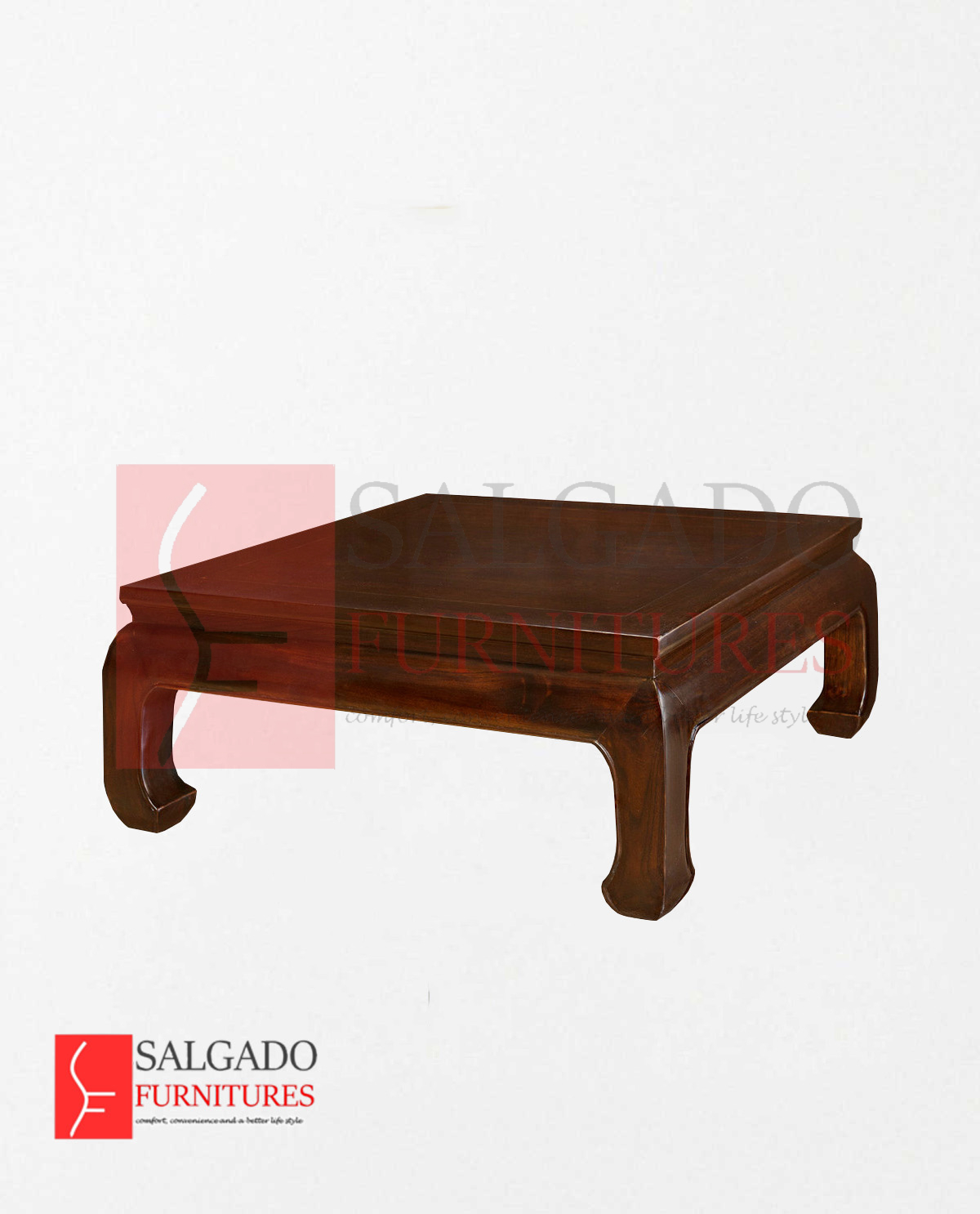 Ming Style Square Coffee Table |Salgado Furnitures Online Buy Furniture